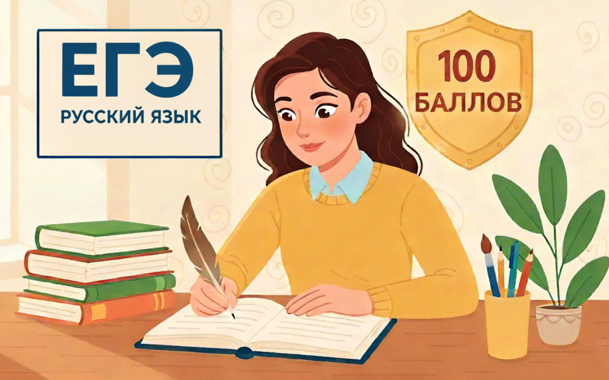 Как сдать ЕГЭ по русскому языку на 100 баллов в 2026 году: пошаговая ...